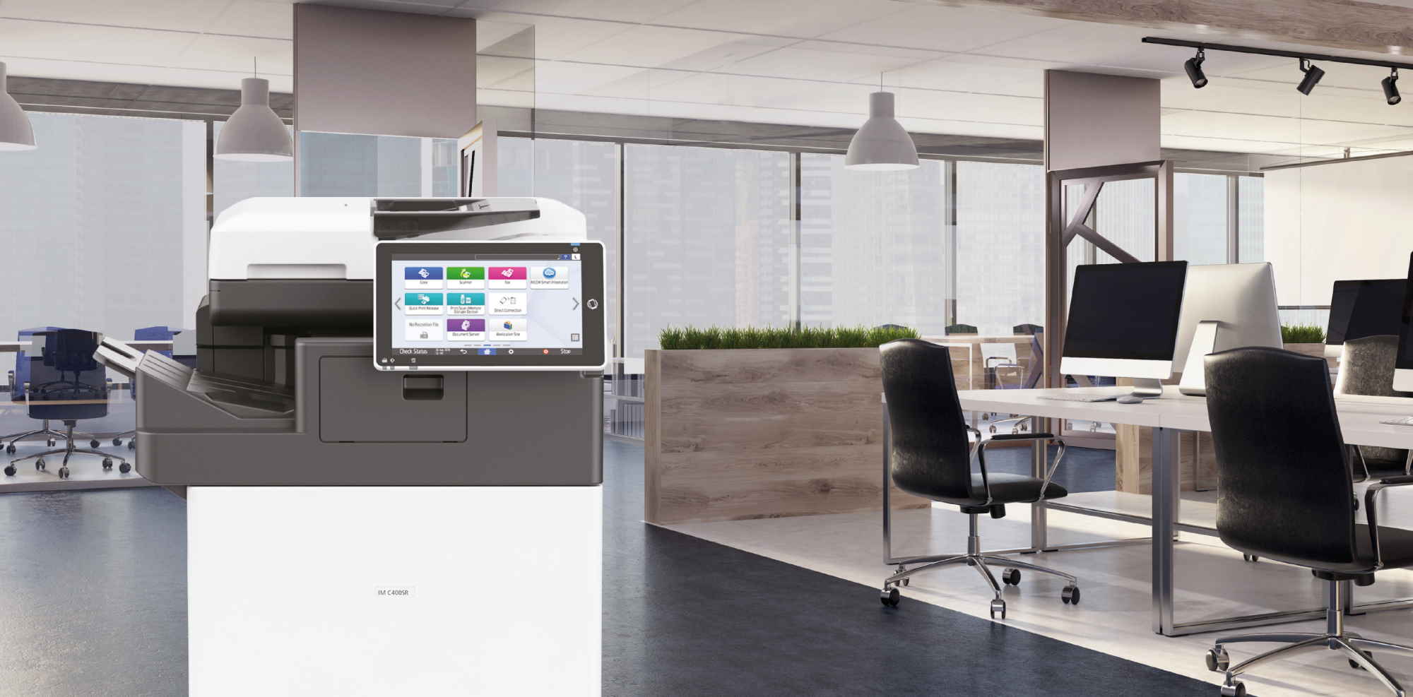 Multifunctionele A4-kleurenlaserprinter Ricoh IM C300 IM C300F IM C400F ...